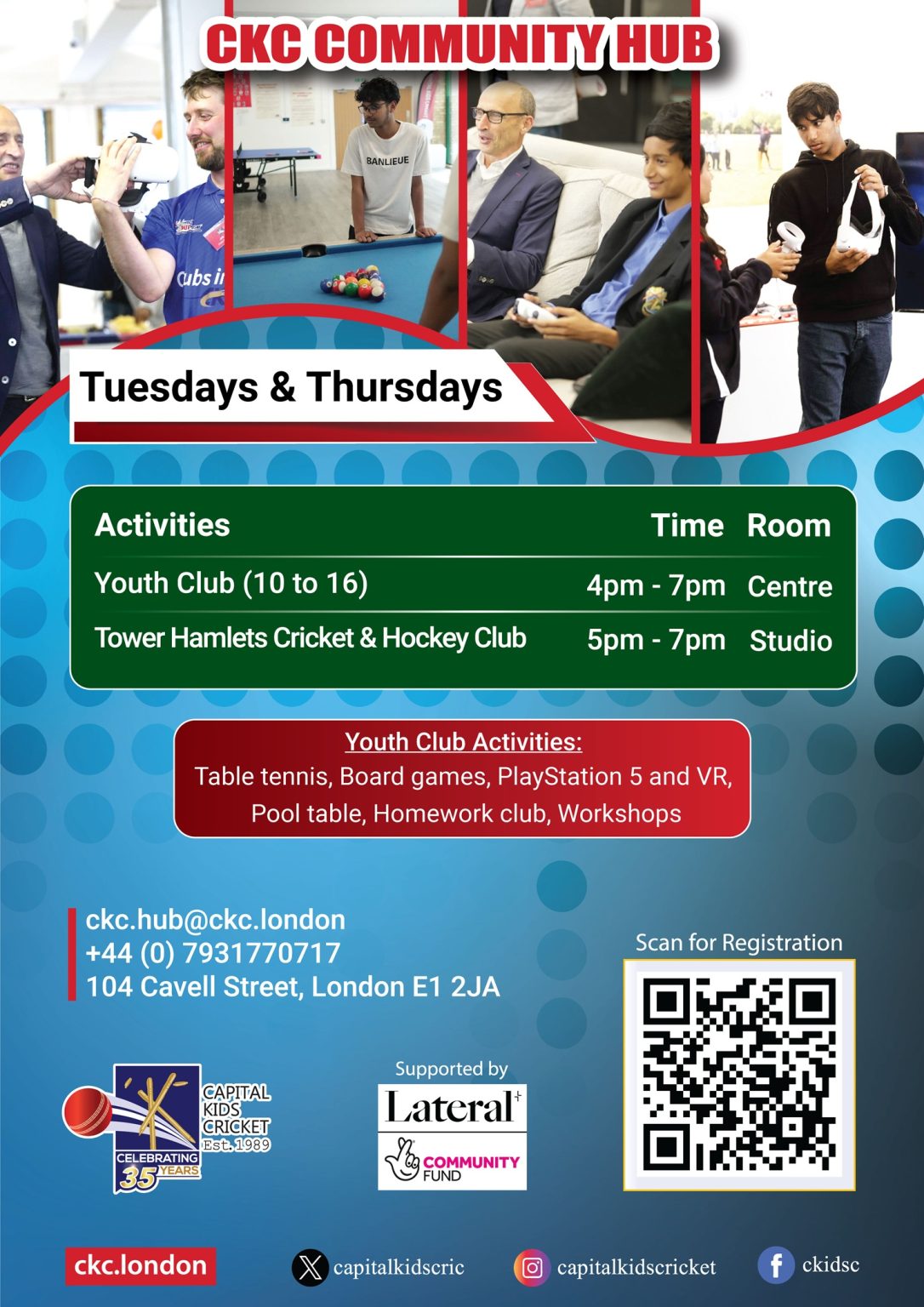 CKC Community Hub - Capital Kids Cricket